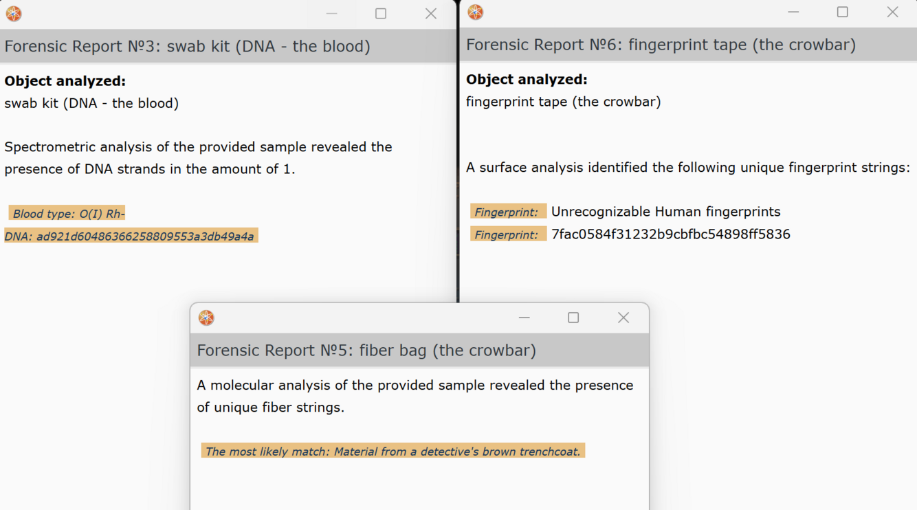 Guide to Forensics — Tau Ceti Station Wiki